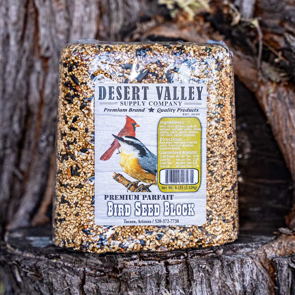 Bird Seed Block for Cardinals & Chickadees | Premium Parfait